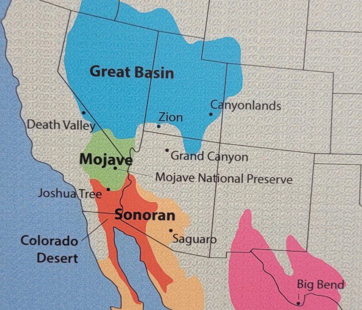 Map Of California Deserts